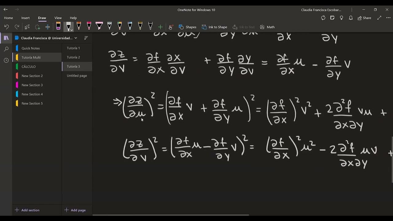 Tutoría 3 Cálculo Multivariables - YouTube