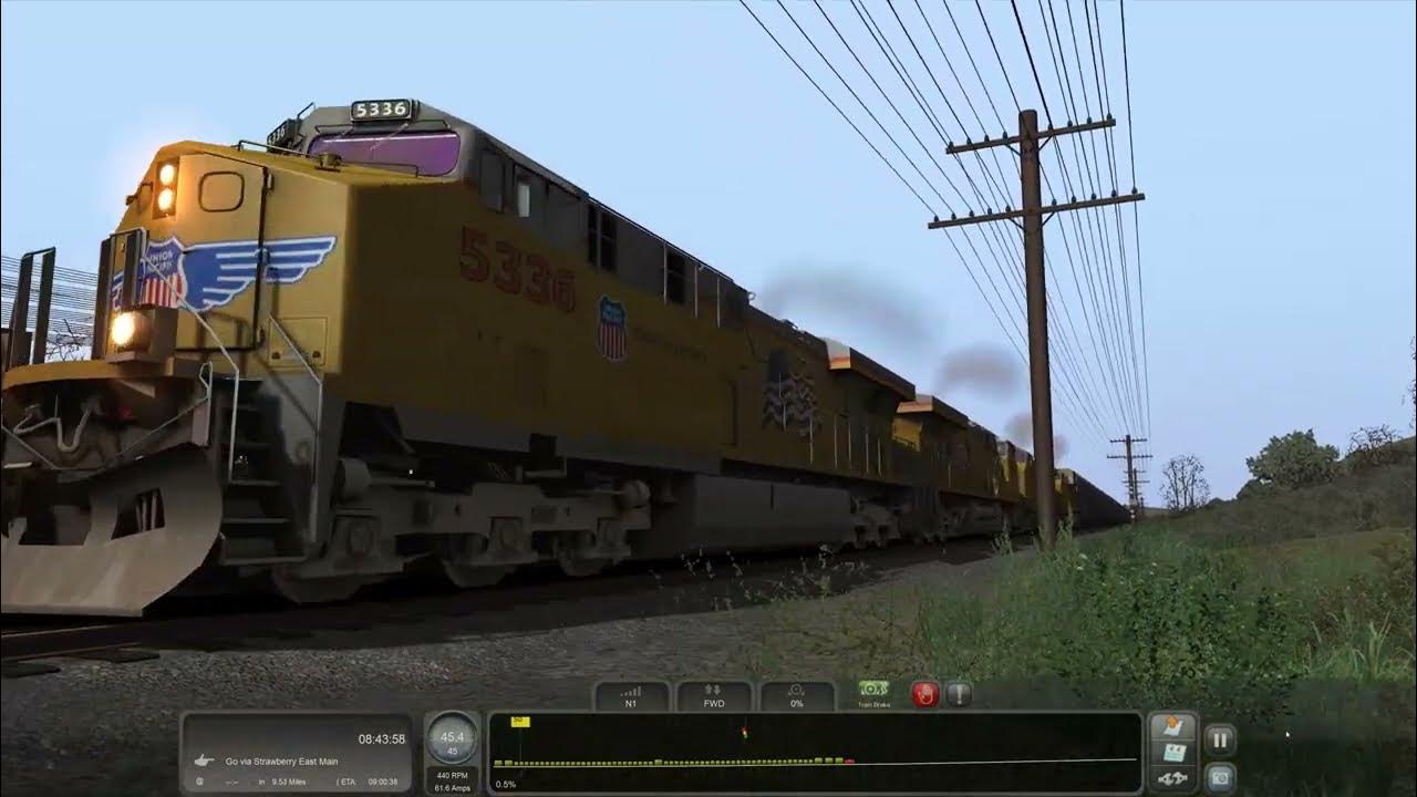 Train Simulator Classic - [GE ES44AC] - UP 5336 Eastbound - Part 8 - 4K UHD - YouTube