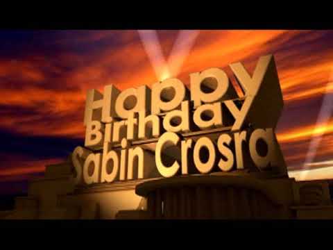 Happy Birthday Sabin Crosra