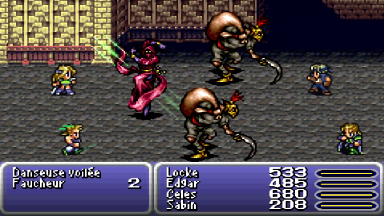 57 - Walkthrough FR l Final Fantasy VI l Objet 15 : Zozo (Tronçonneuse ...