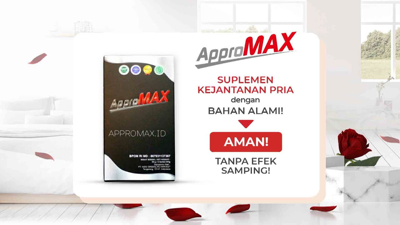 APPROMAX SUPLEMEN PENAMBAH STAMINA & ENERGI - YouTube