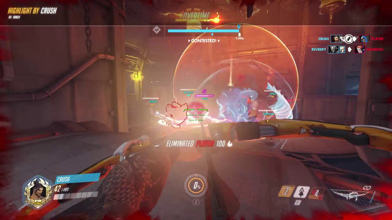 Last Point Kings Row Push Hanzo 3K - YouTube