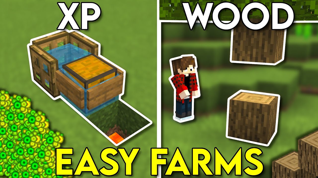 5 EASY Farms YOU NEED For Minecraft Bedrock 1.19! - YouTube