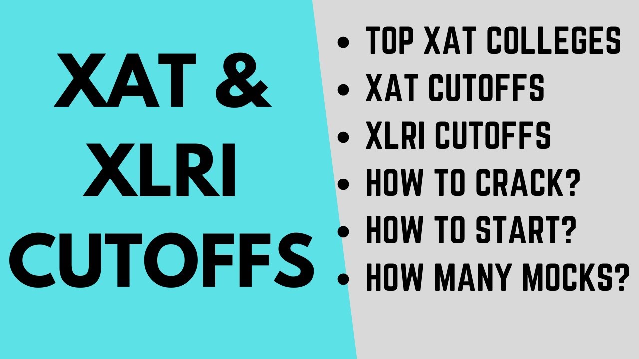 XLRI BM & HRM overall & sectional cutoff | XAT score Vs. Percentile ...