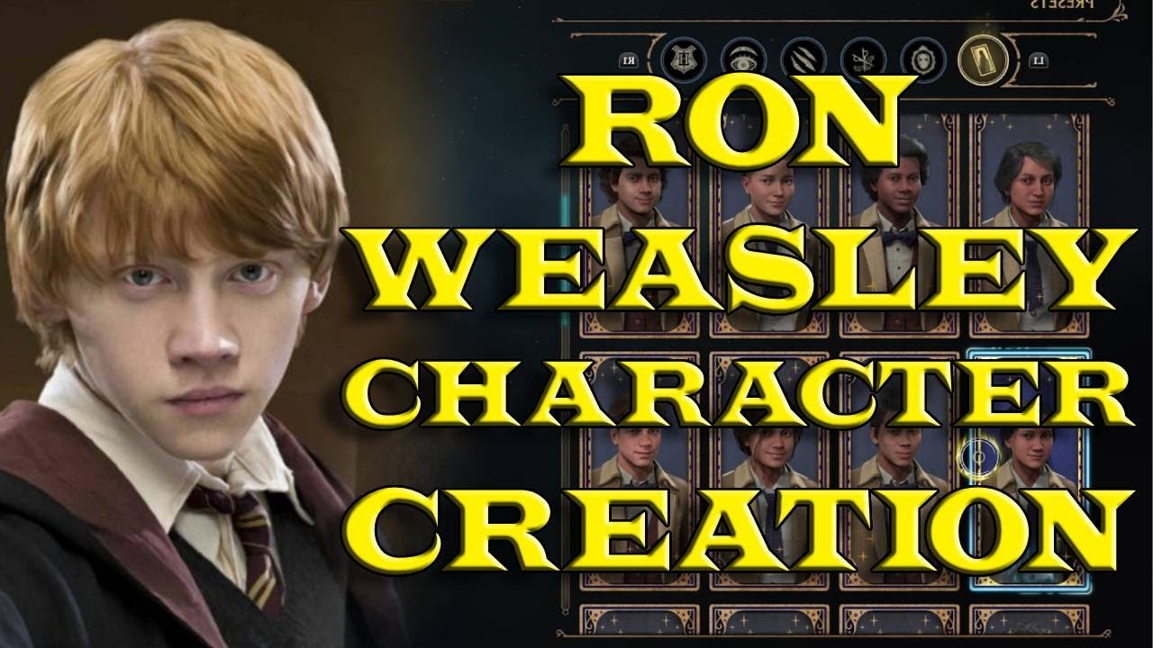 Hogwarts Legacy - Ron Weasley Character Creation - YouTube