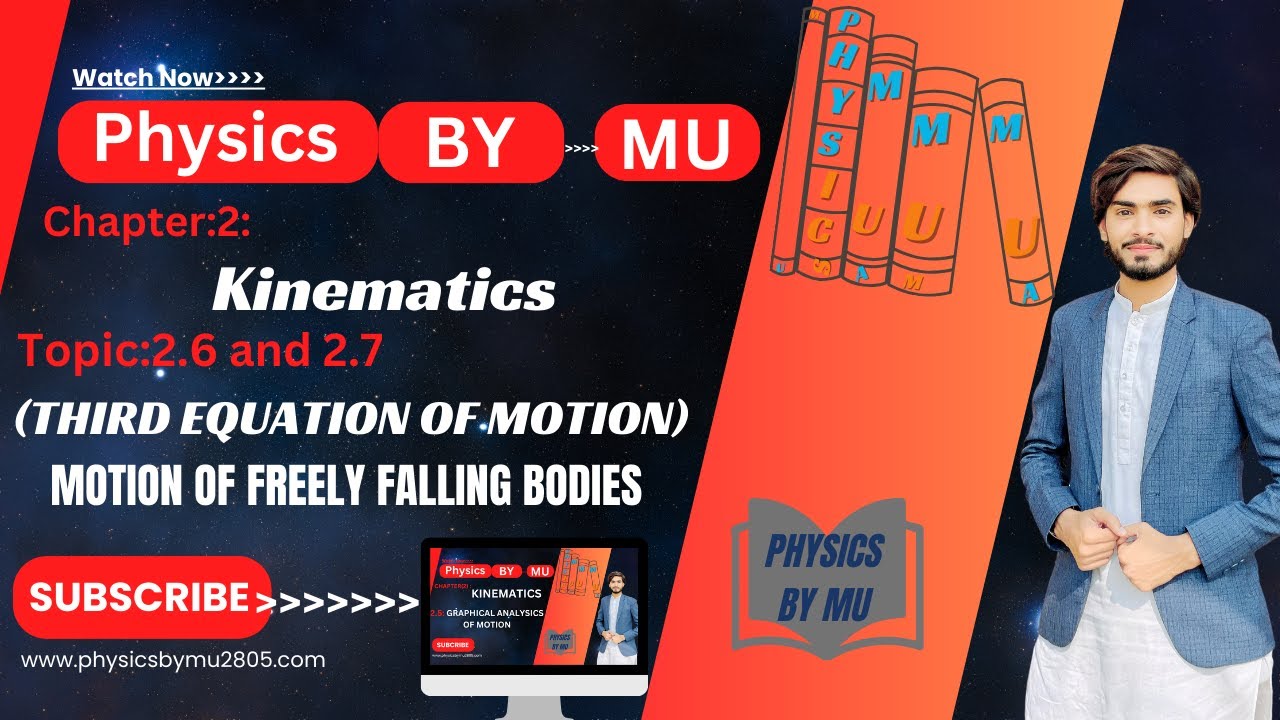 Equations of Motion and Motion of Freely Falling Bodies - YouTube
