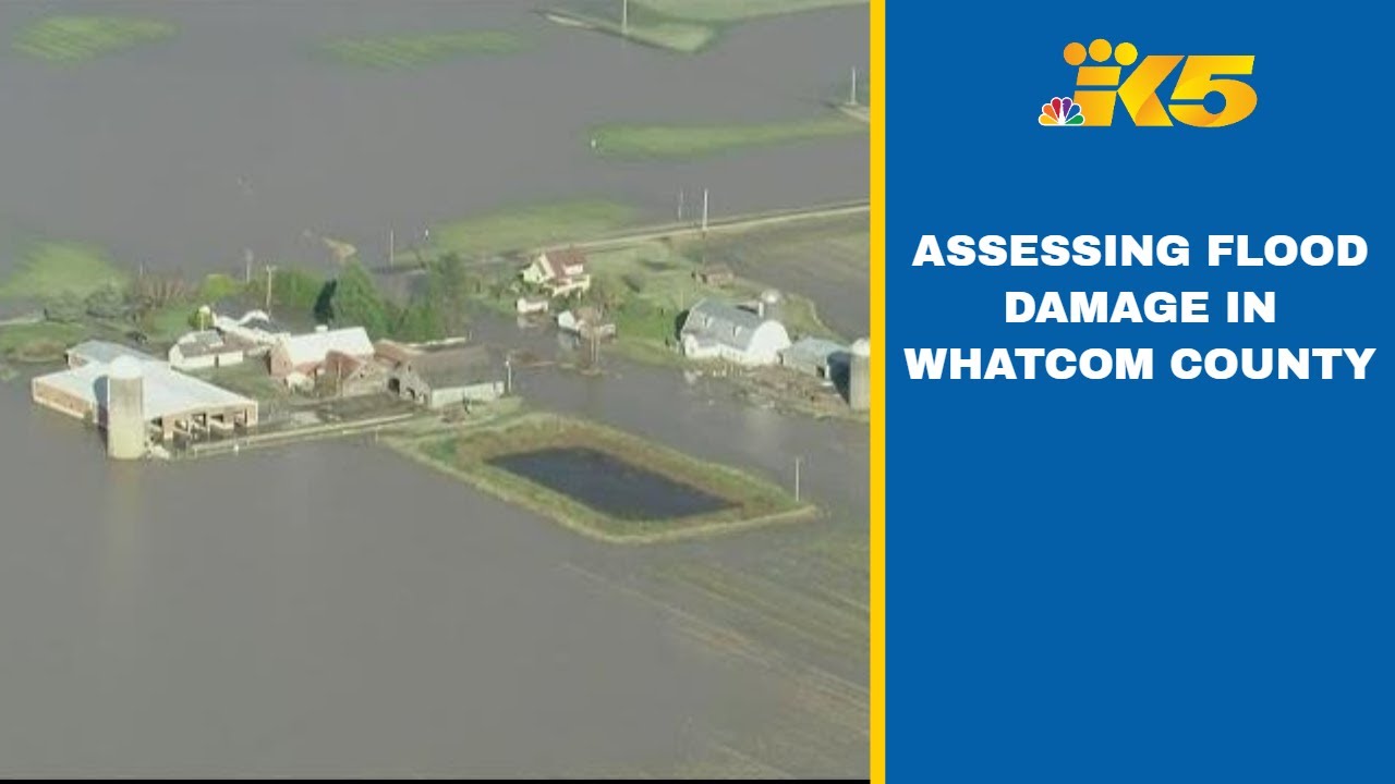 Assessing flood damage in Whatcom County, WA - YouTube
