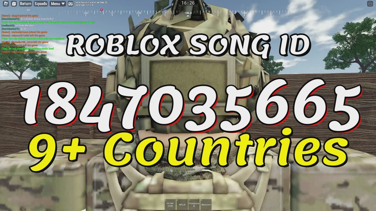 9+ Countries Roblox Song IDs/Codes - YouTube