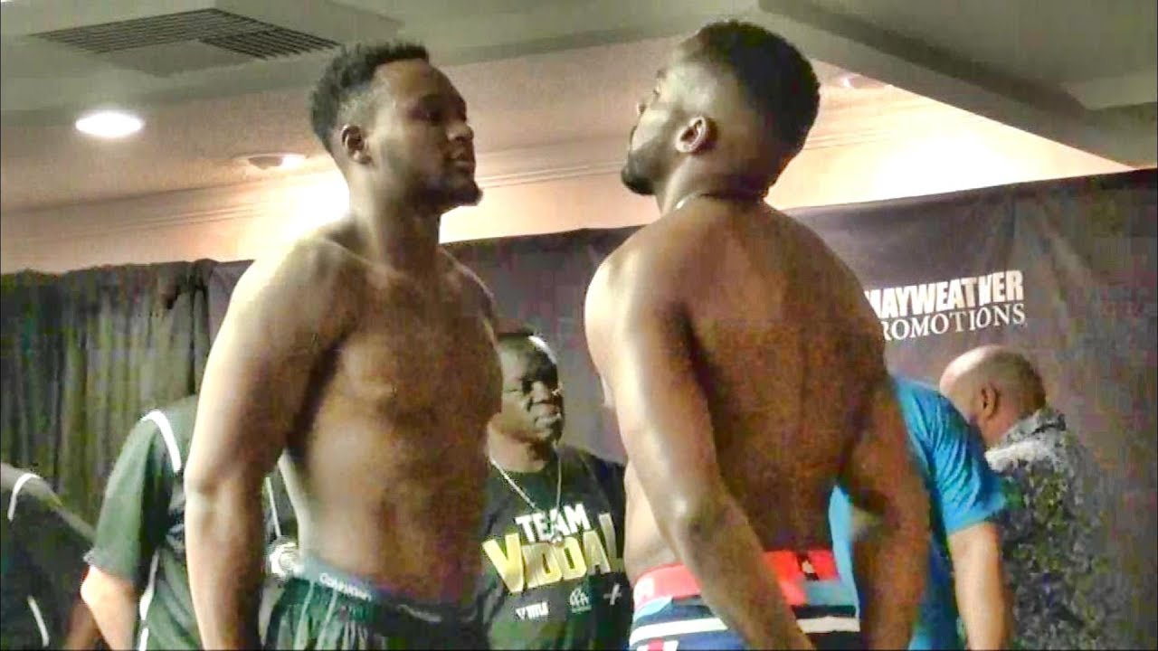 Viddal Riley weighs in for his 4th professional fight - YouTube