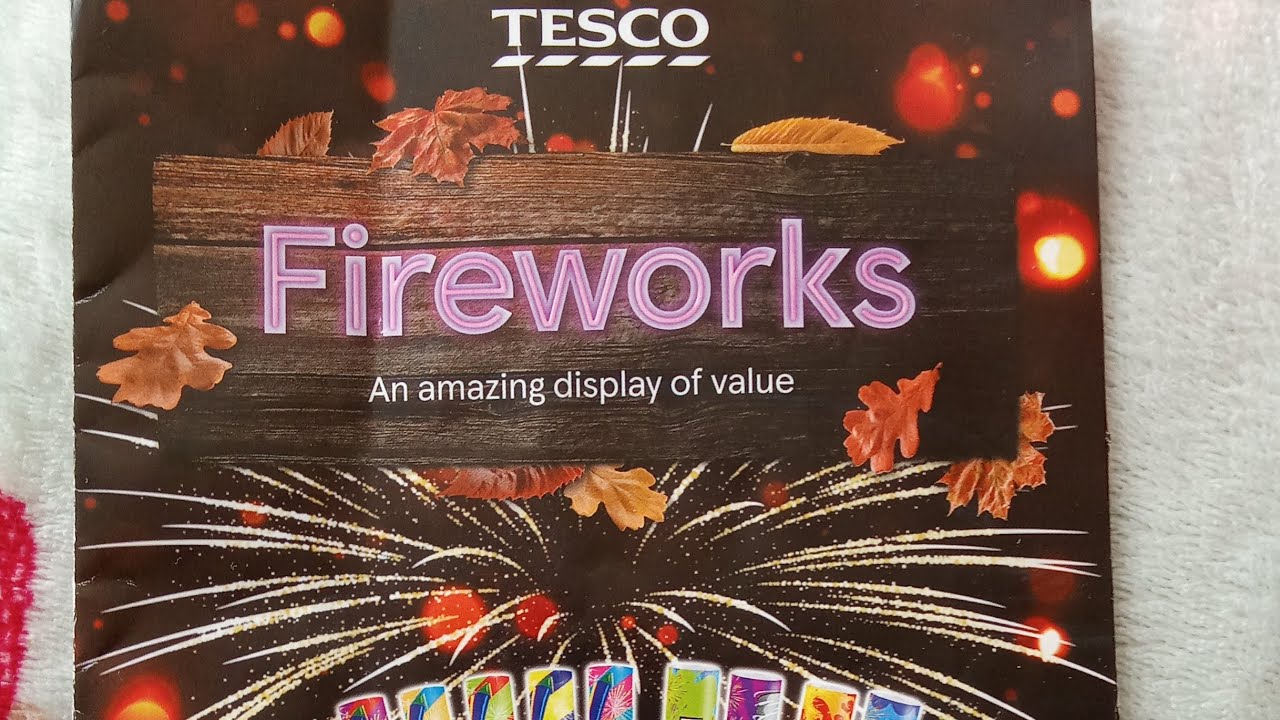 TESCO FIREWORK LEAFLET 2024 - YouTube