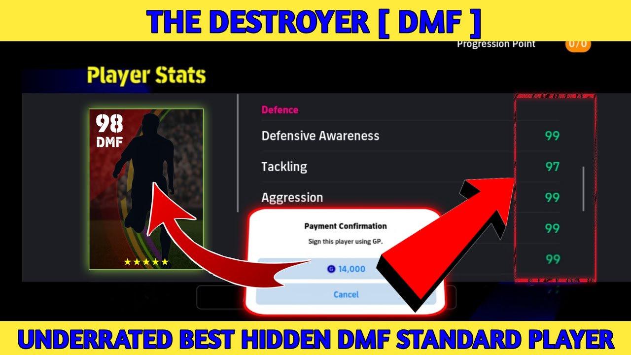 14,000 GP Only !! Most Underrated DMF Standard Player In eFootball 2024 ...