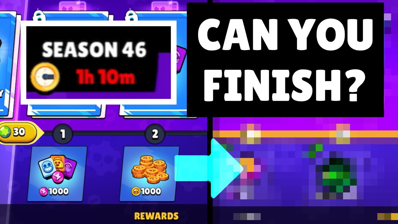 Can You Finish the Brawl Pass from 0 on the Last Day? - YouTube