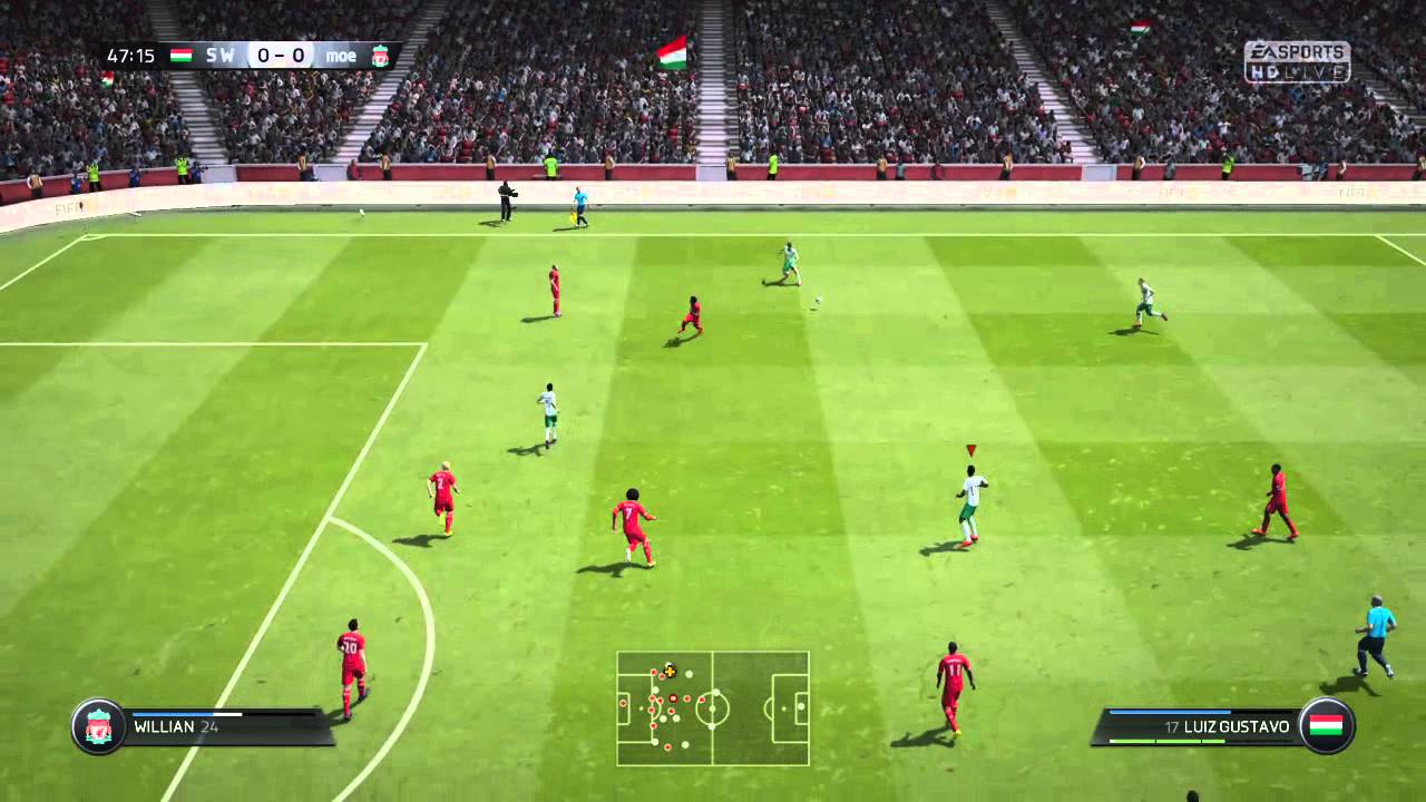 FIFA 15 Lewandowski fly kick goal - YouTube