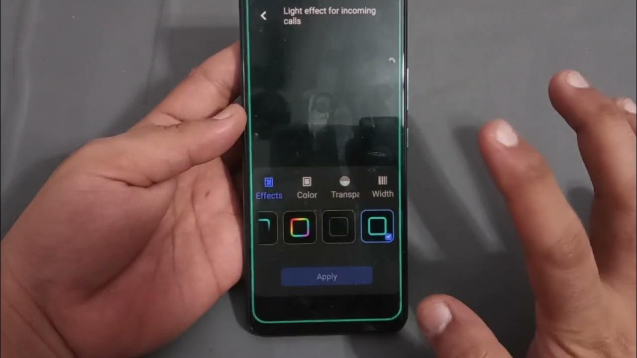 IQOO 9T, how to use ambient light effect, IQOO mobile ambient light effect use Karen - YouTube