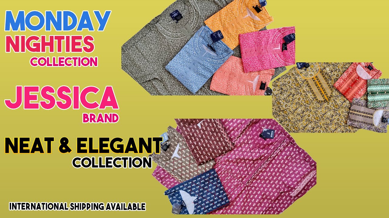 NEW! NEW!! Jessica Brand Cotton Nighty/XL/XXL/New Neck pattern - SSC ...