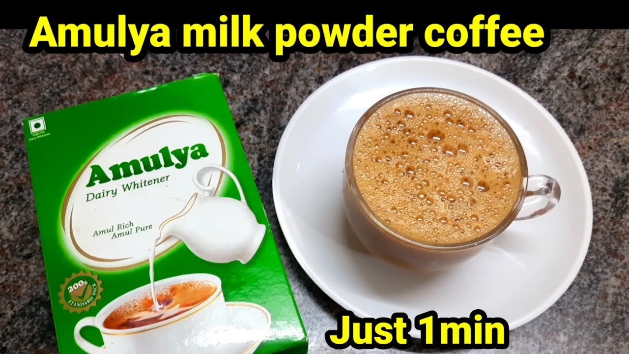 Amulya dairy whitener coffee|milk powder coffee|Amulya milk powder ...