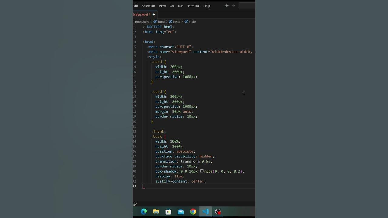 Card Flipping | HTML CSS - YouTube