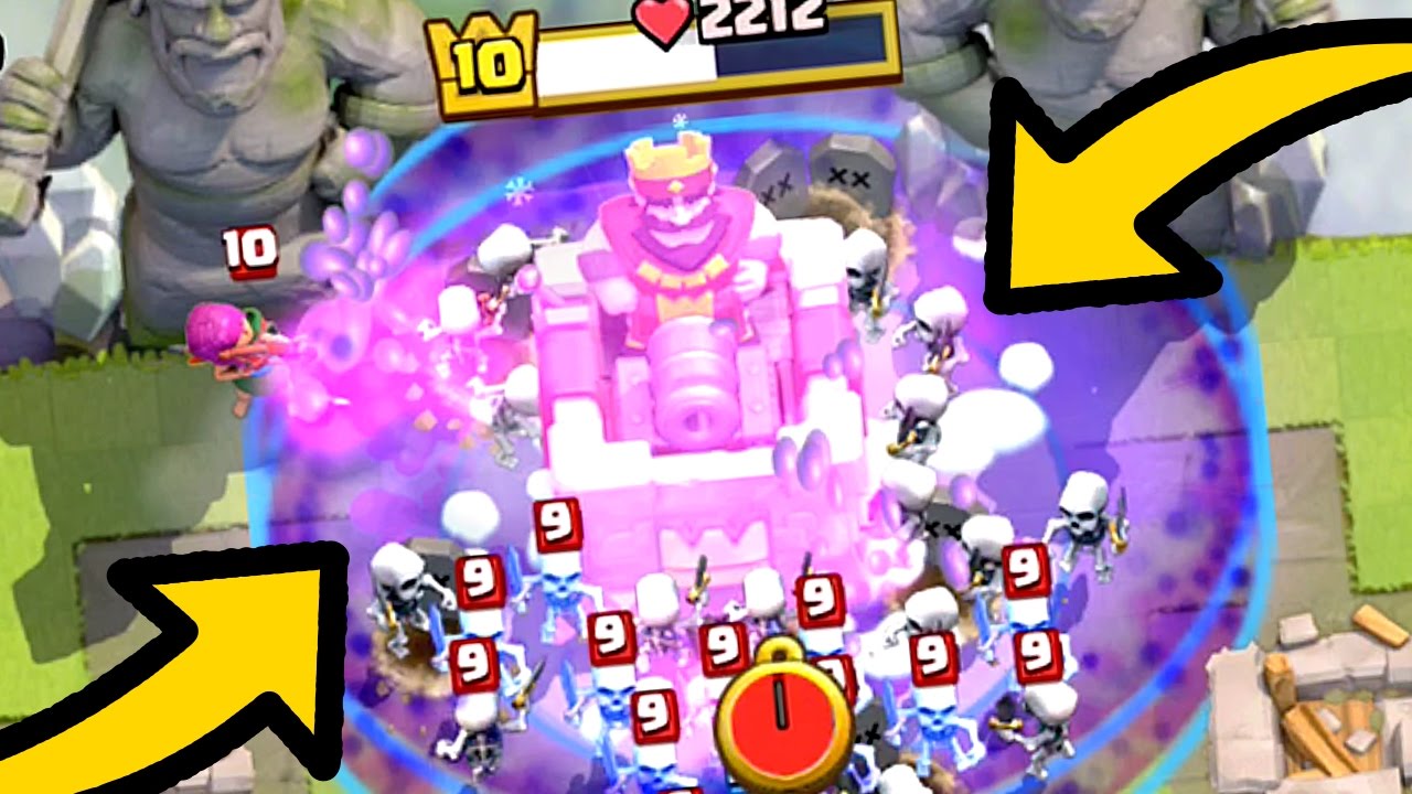 Clash Royale - GRAVEYARD FREEZE! New Beast Deck - YouTube