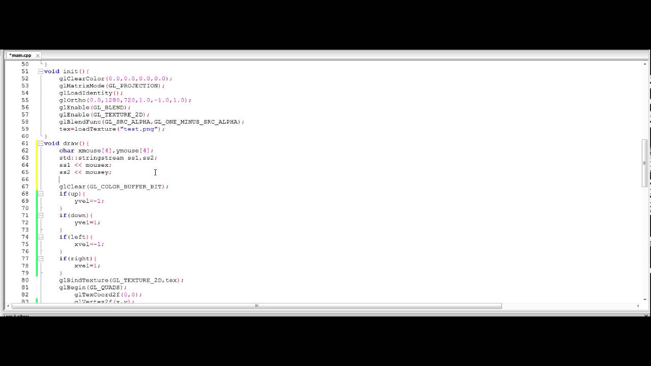 C Sdl And Opengl Tutorial 8 Handling Mouse Input Youtube 0094