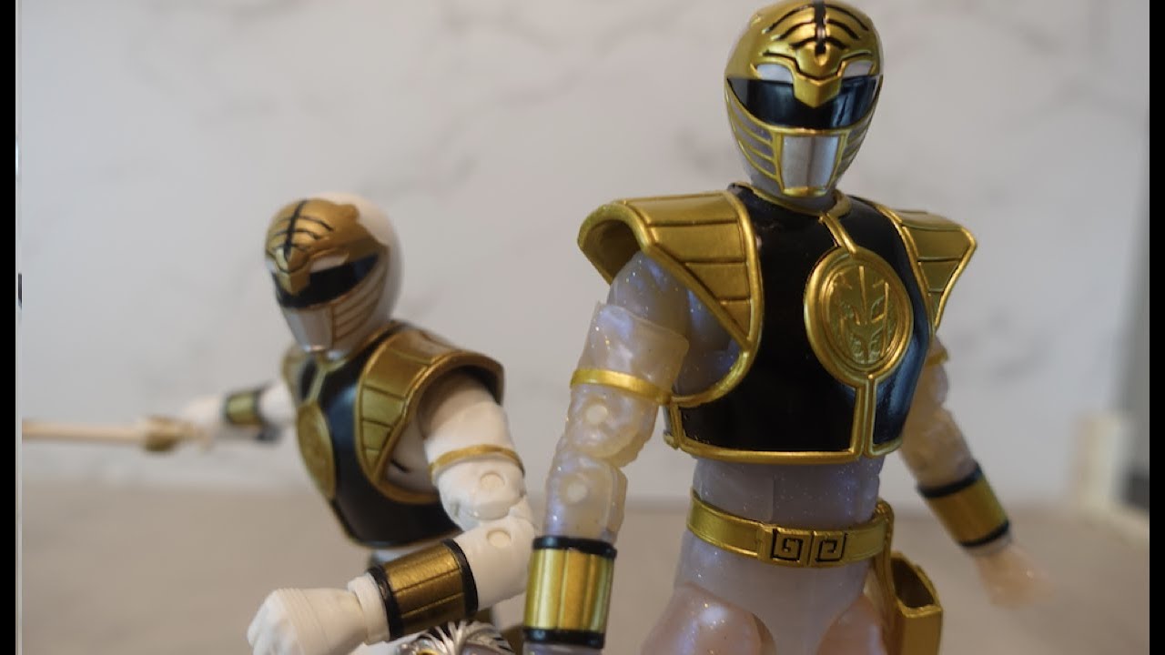 Power Rangers Lighting Collection Metallic Mighty Morphin White Ranger ...