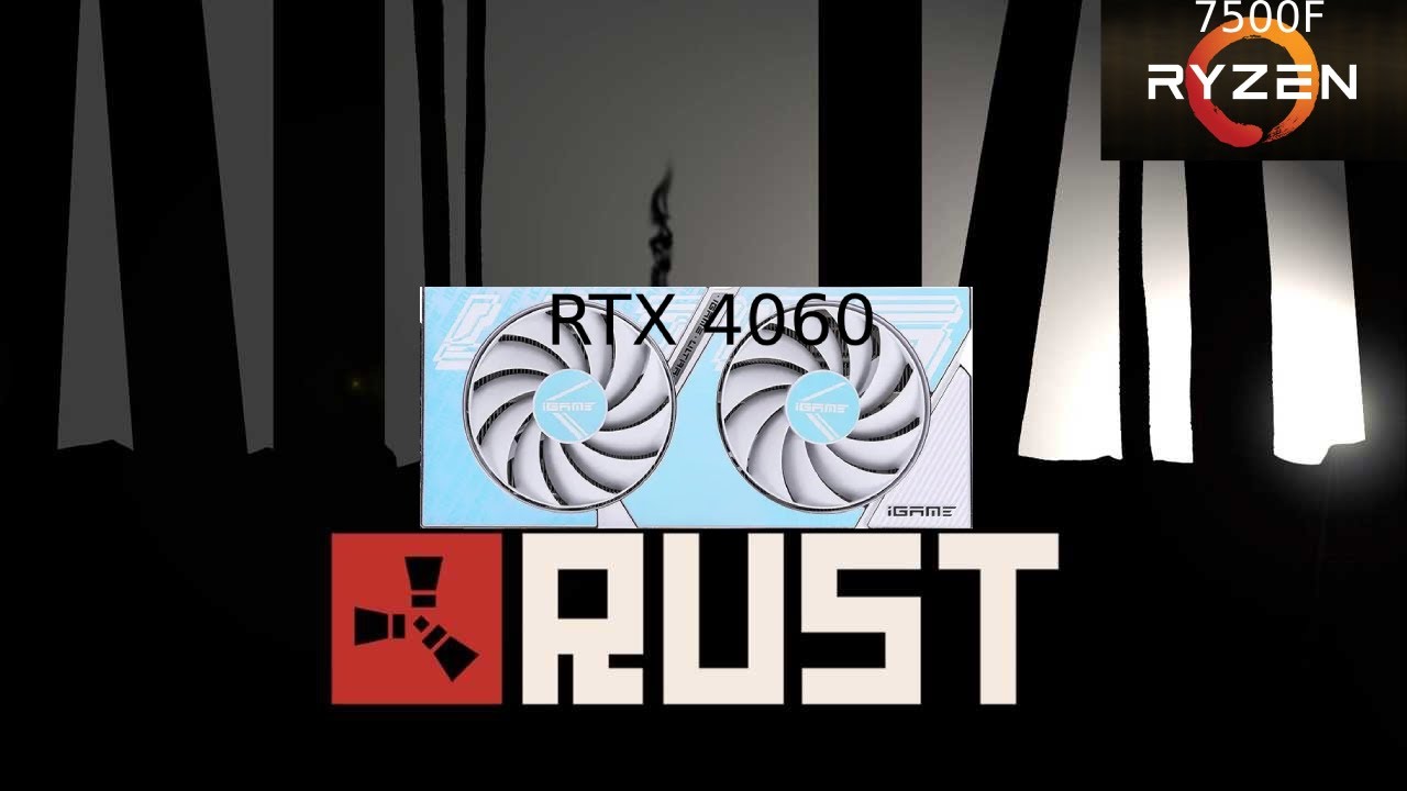 Rust - Ryzen 5 7500F + RTX 4060 - 1080p (Сервер на 600 игроков) - YouTube