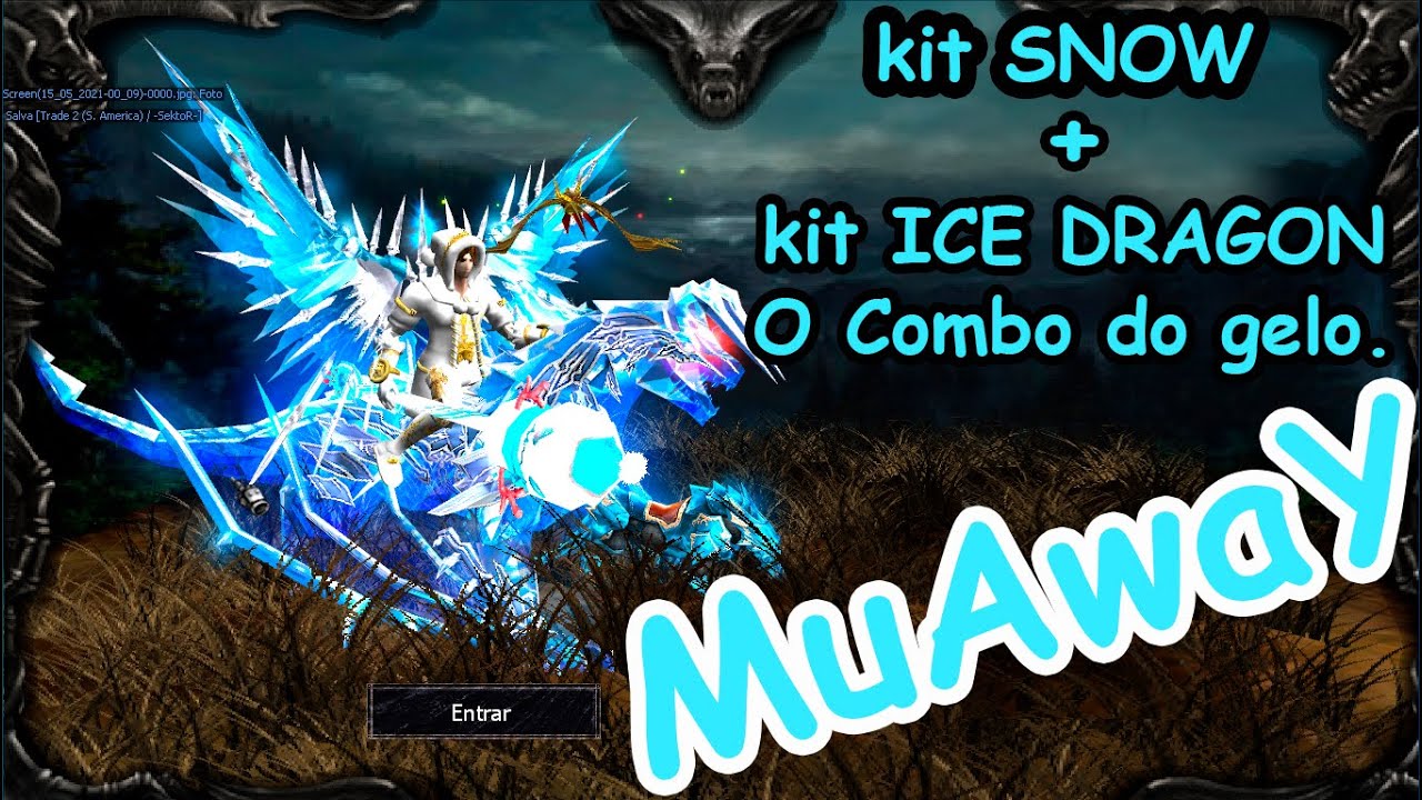 COMBINAÇÕES DE ITENS MUAWAY (EPS.2) SET SNOW + ITENS ICE DRAGON (PVP MU ...