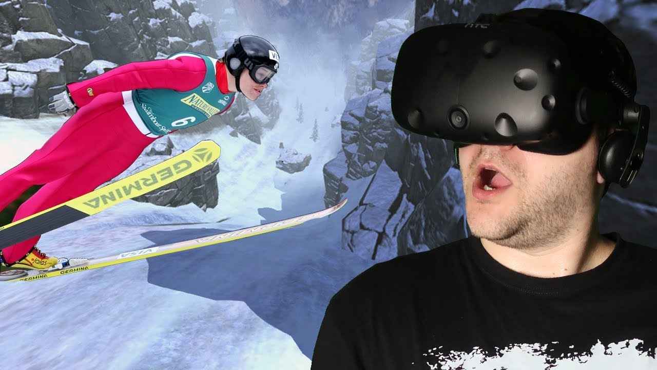 SYMULATOR NARCIARSKI NA VR - Fantasy Skiing (HTC VIVE VR) - YouTube