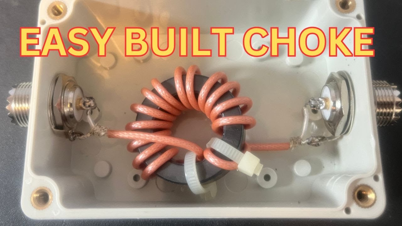 Easy to build Low-Cost RF Choke - YouTube