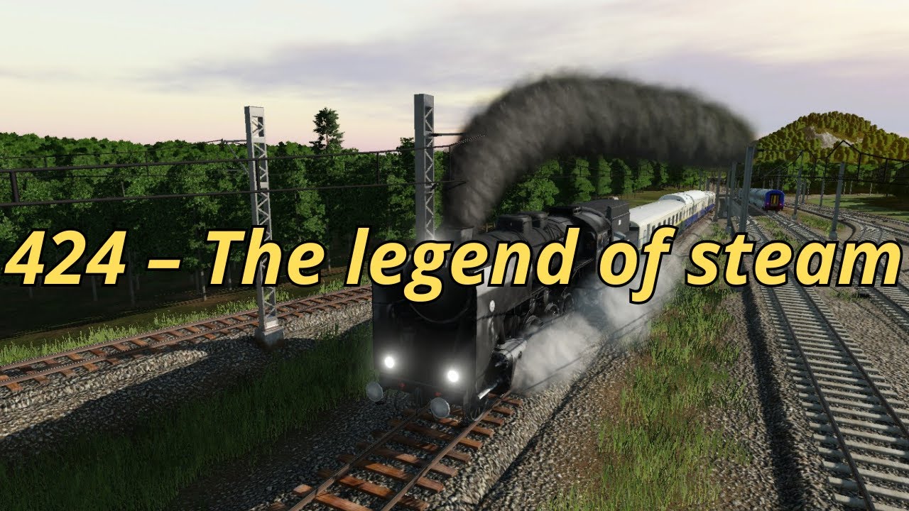 Legendary MÁV 424 Steam Locomotive – Cab Ride in Transport Fever 2 ...