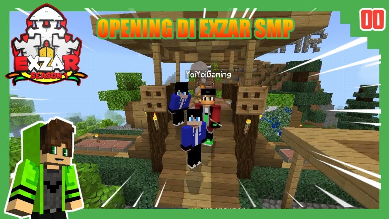 Opening Exzar SMP terkocak Minecraft survival eps 00 - YouTube