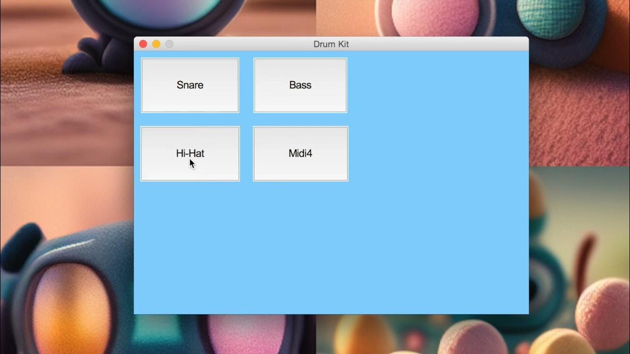 Villa Drum Kit/Midi App in Python with Tkinter and Pygame, Featuring AI-Generated Sounds - Demo ...