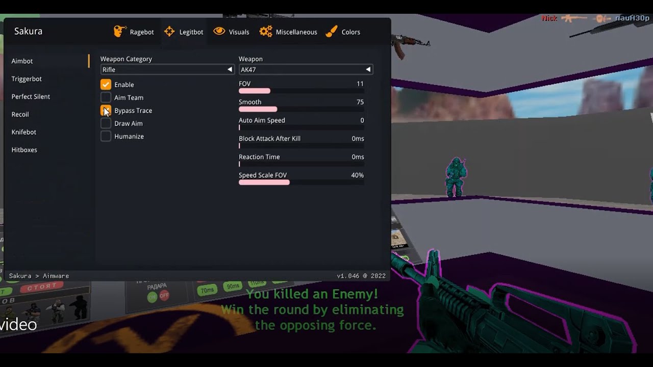 Sakura the best Legit Settings - YouTube