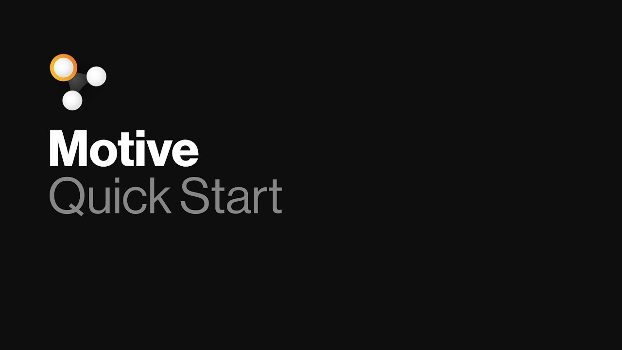 Motive | Quick Start Guide - YouTube