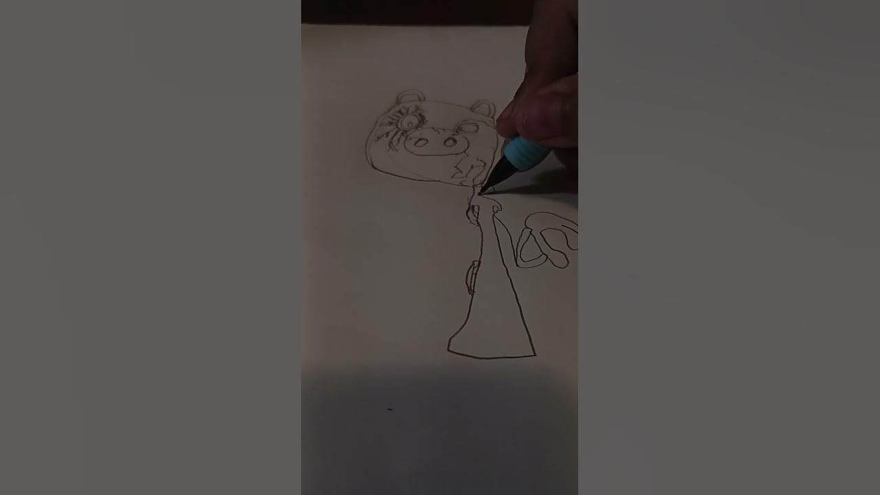How To Draw Distorted Penny - YouTube