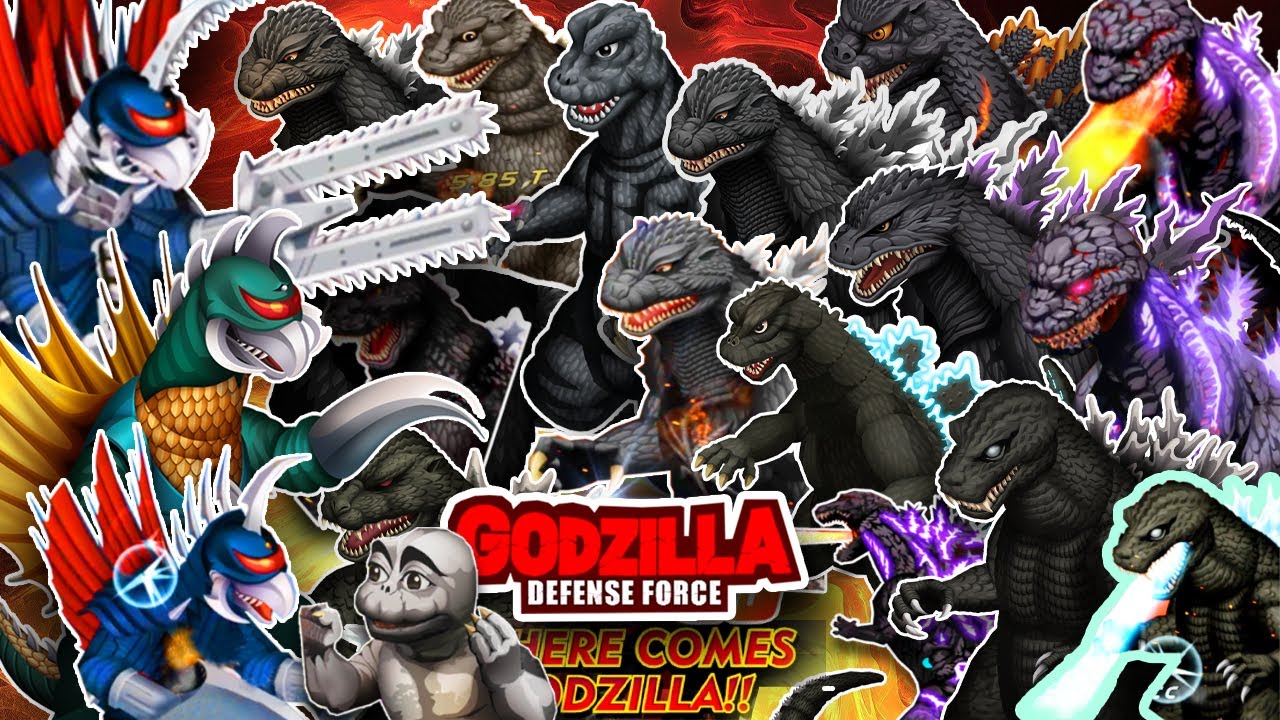 ALL GIGAN vs Godzilla ガイガン vs ゴジラ Gaigan Alien Cyborg Kaiju BATTLE IN ...