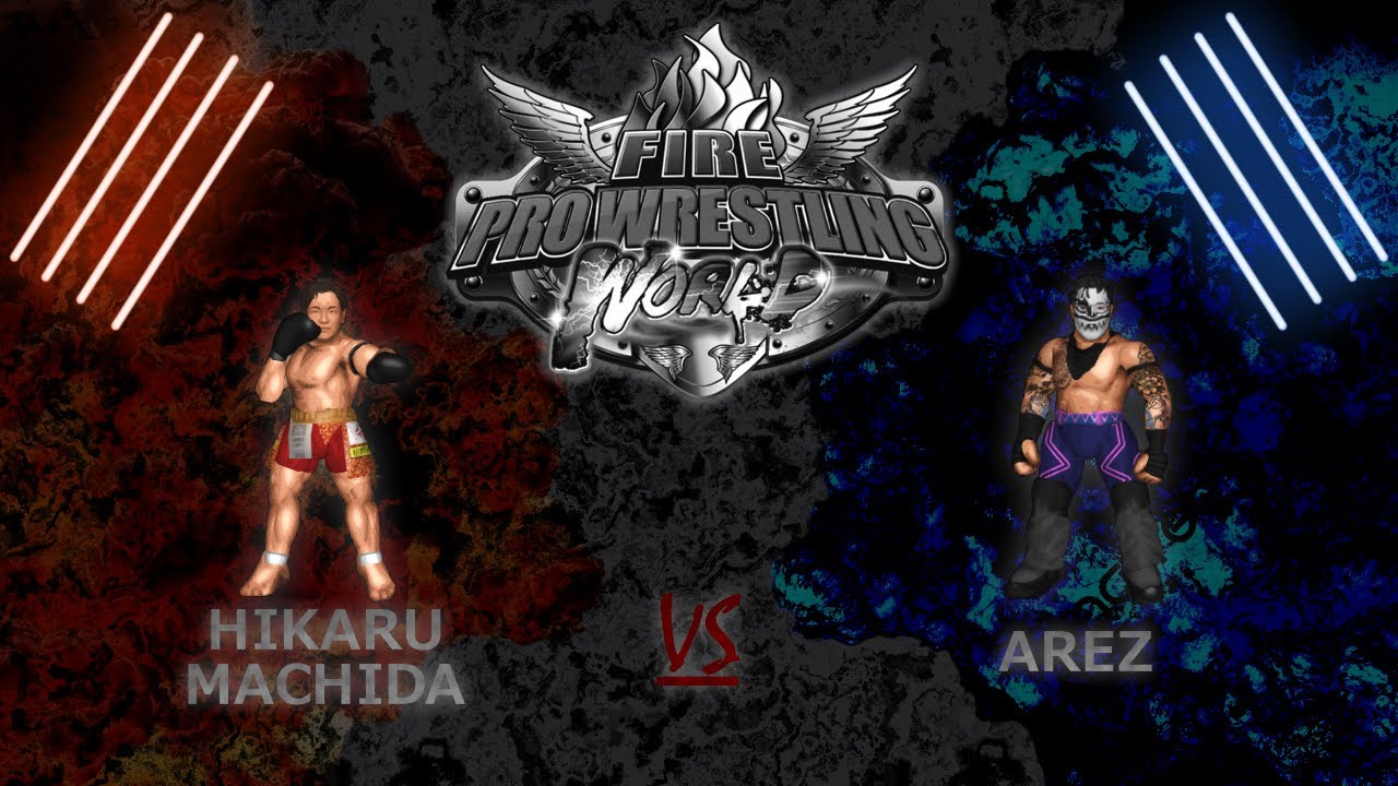 Fire Pro Wrestling World || Hikaru Machida vs Arez - YouTube