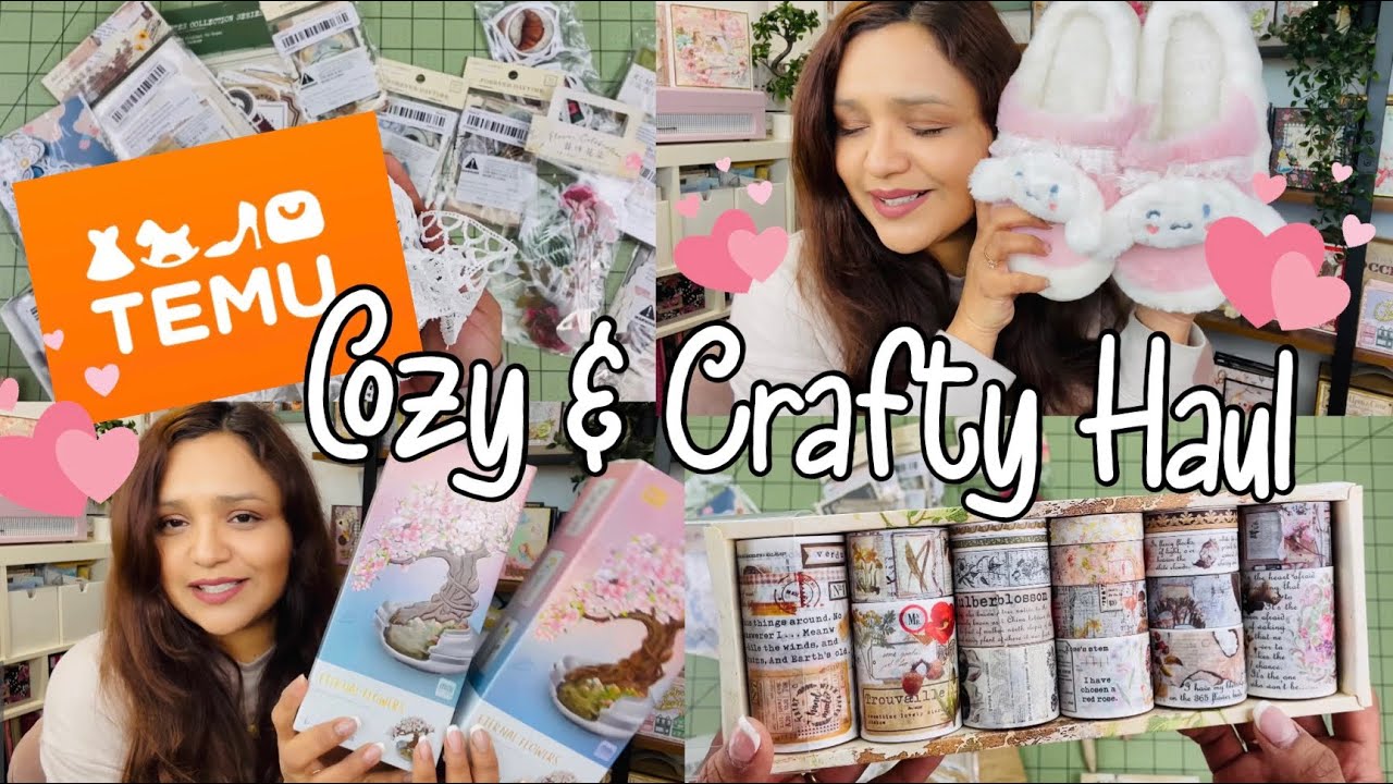 Cozy & Crafty TEMU Haul - YouTube