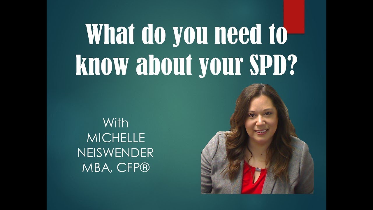 What do you need to know about your SPD? - YouTube