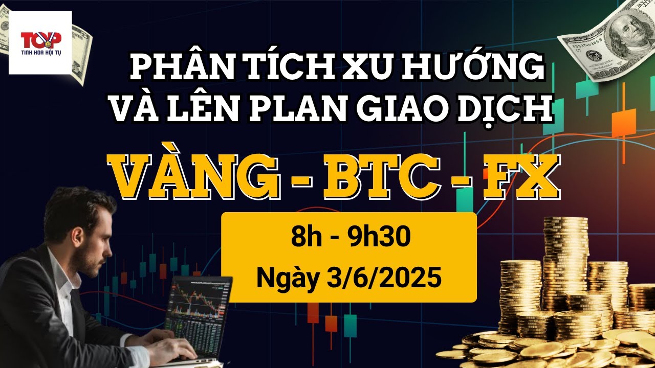 Phân tích xu hướng thị trường Vàng - BTC - FX ngày 3/6/2025 - YouTube