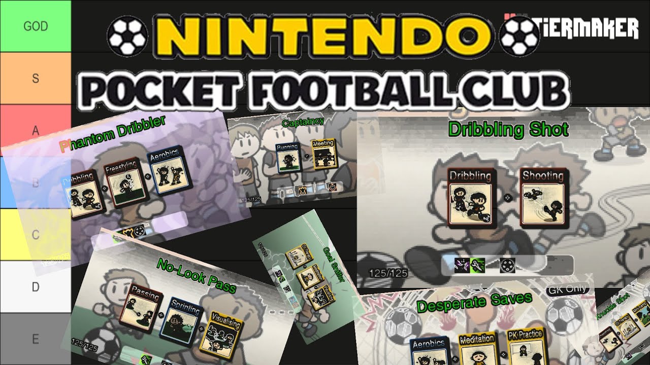 Nintendo Pocket Football Club | Card Combos Tier List - YouTube