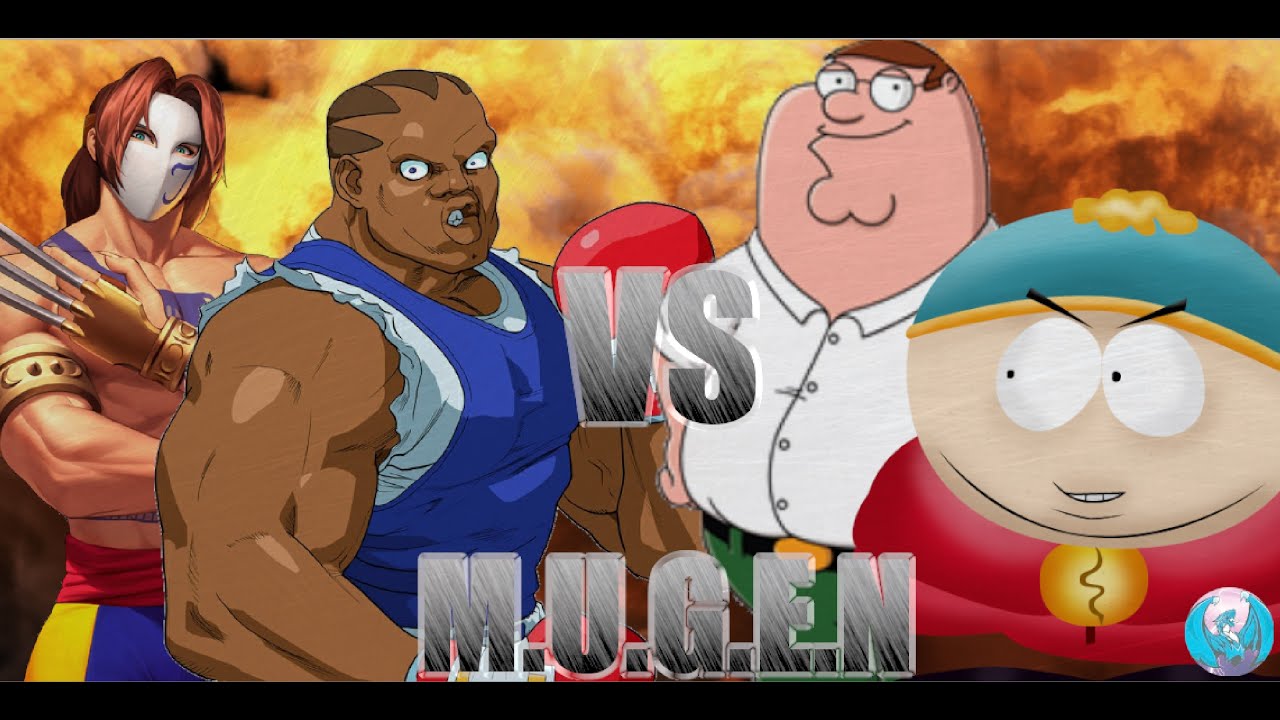 MUGEN - Request by Matt24 - Vega & Balrog VS Cartman & Peter - YouTube