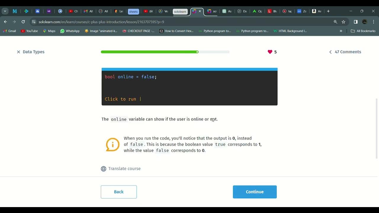 05 Data Types | Introduction to C++ | Sololearn - YouTube