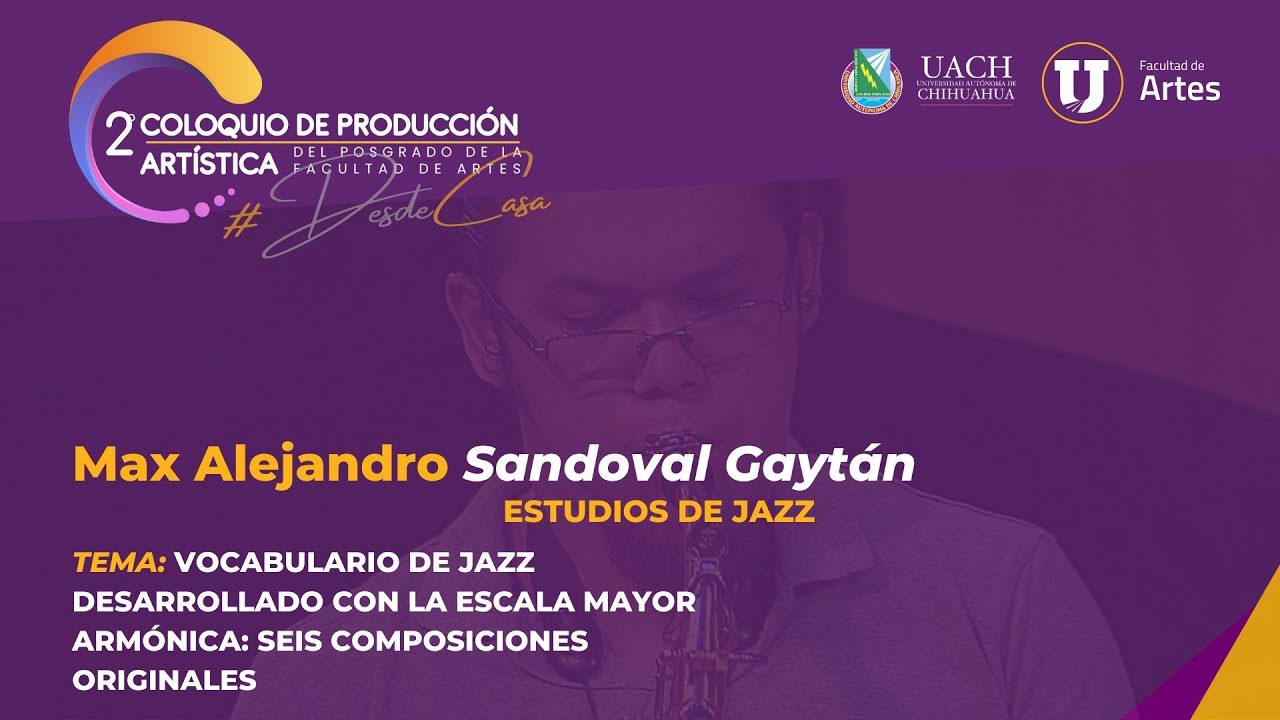 Max Sandoval - Estudios de Jazz - YouTube