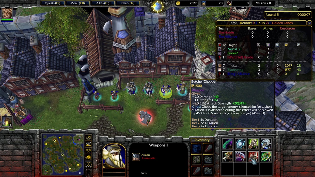 Warcraft 3: TFT [Custom] #1149 Golden Lands 2.1 - Obelisk léčí až moc ...