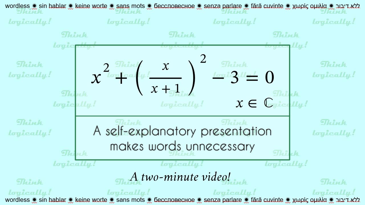 Solve The Equation X x x 1 3 0 wordless YouTube solve-the-equation-x-x-x-1-3-0-wordless-youtube