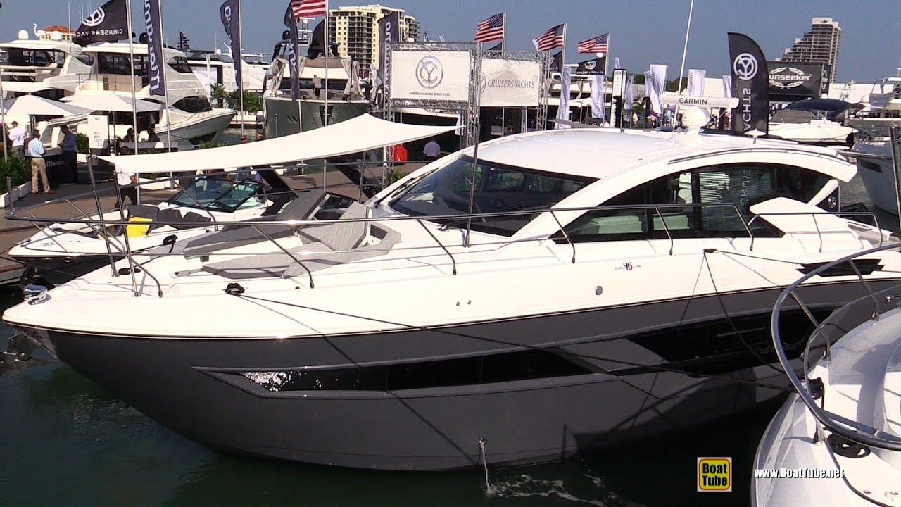 2020 Cruisers Yachts 46 Cantius Luxury Yacht - Walkaround Tour - 2020 ...