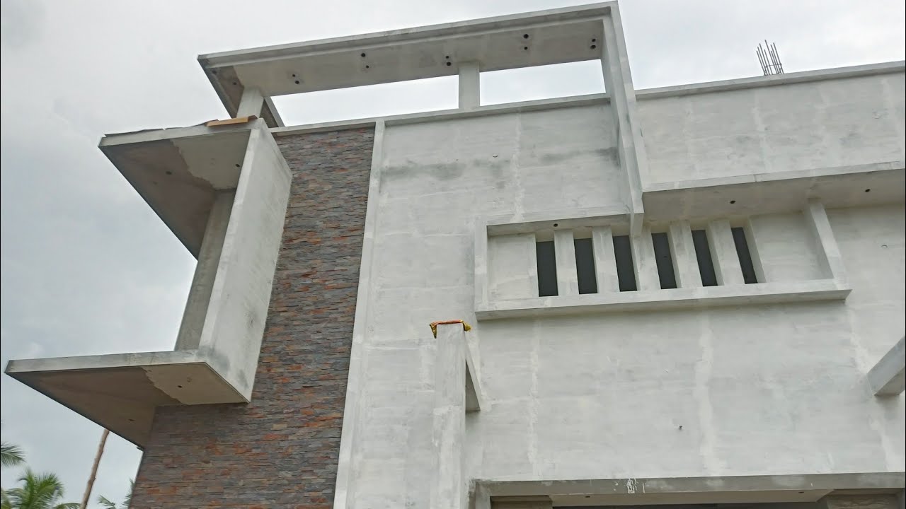 House Elevation Design | Front Elevation Nature Stone Work - YouTube
