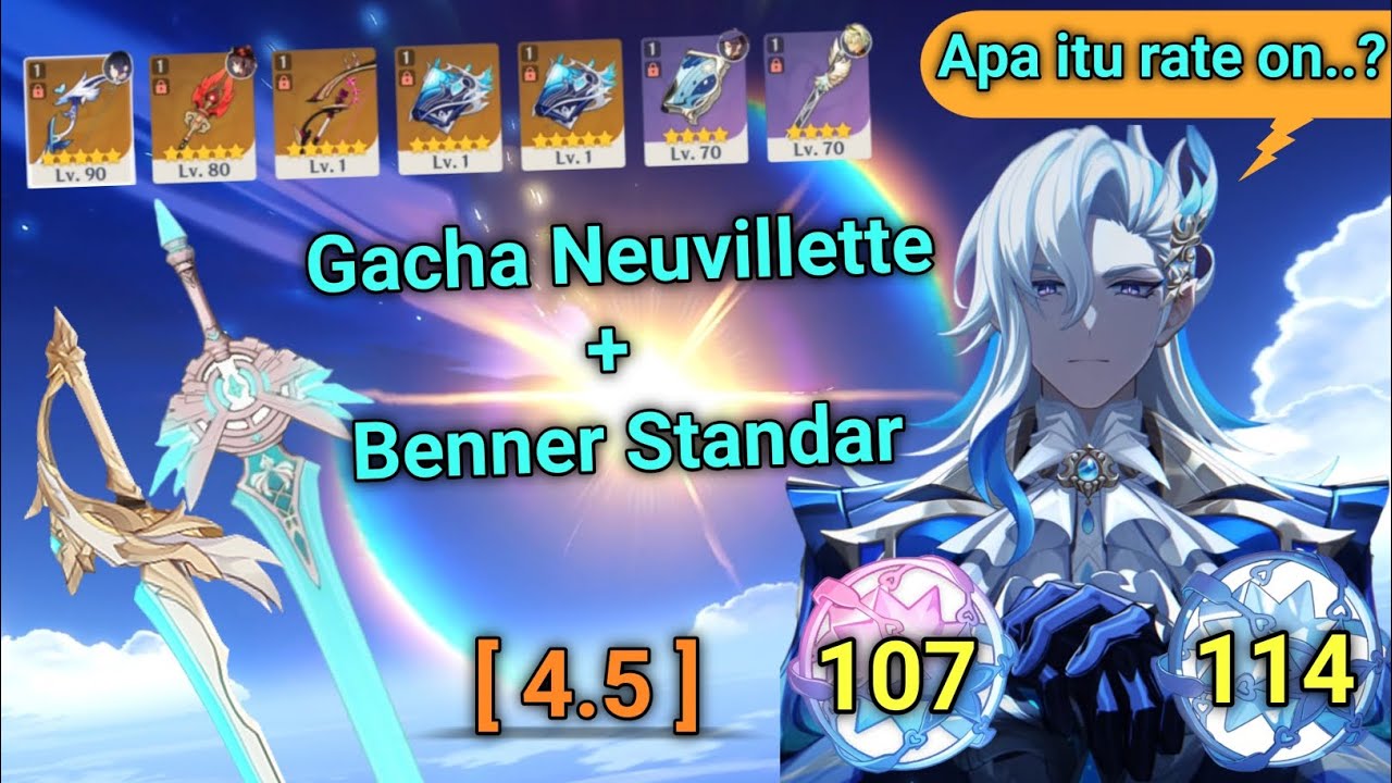 Gacha Neuvillette dan Benner Standar. [ Gacha Genshin Impact ] - YouTube