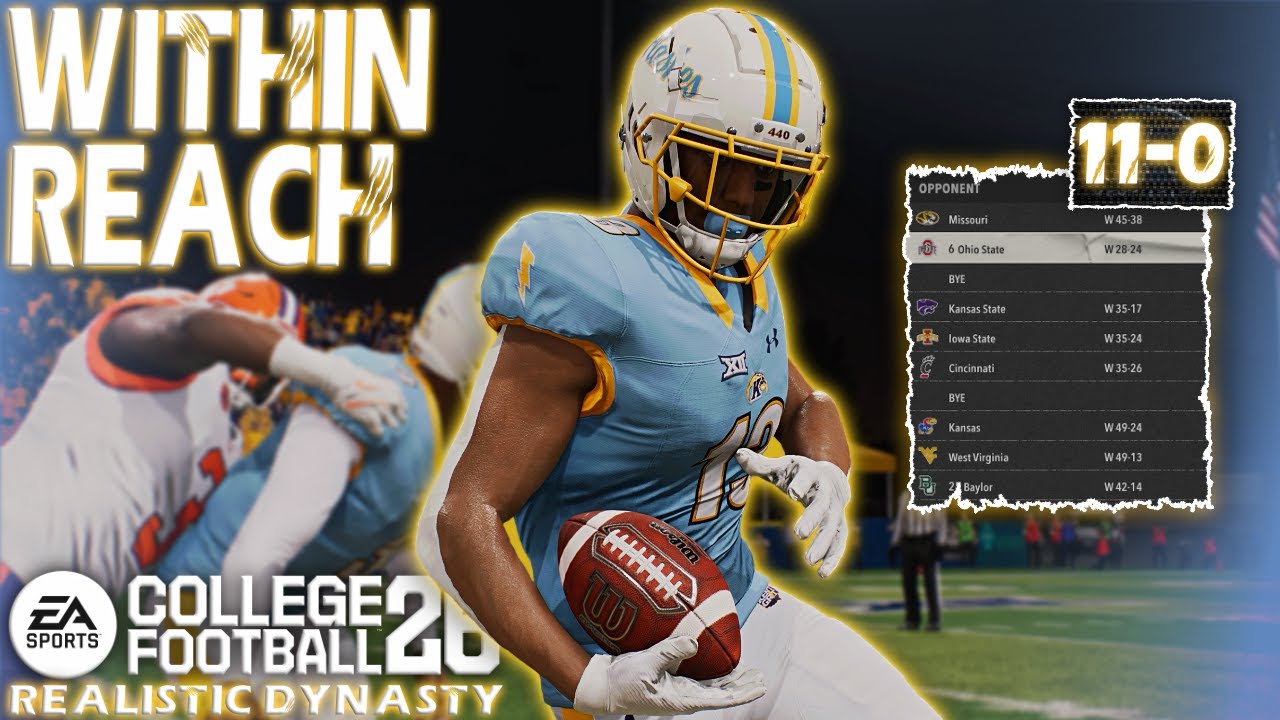 The PERFECT Season is in Reach... | College Football 26 Kent State ...