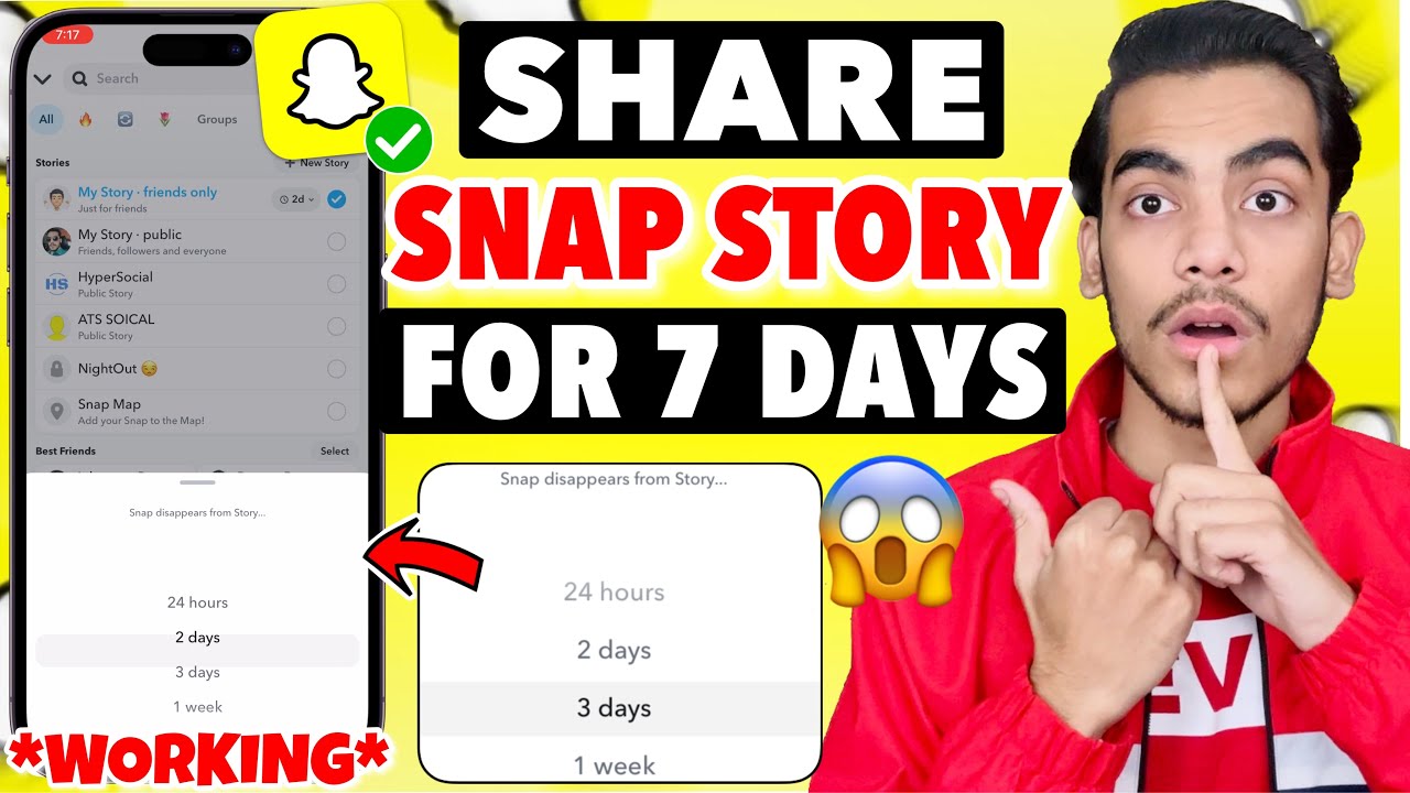 How To Share Snapchat Story For 1 Week | How To Share Snap Story For 7 ...